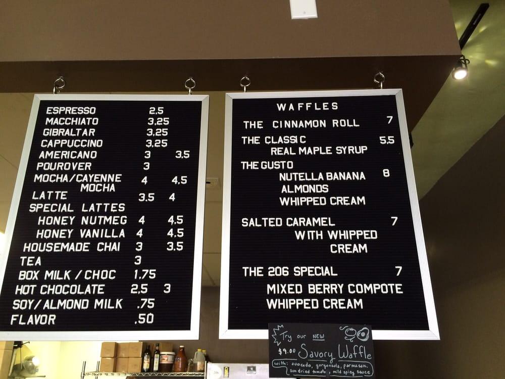Menu at Addis Cafe In Oak Park, Oak Park
