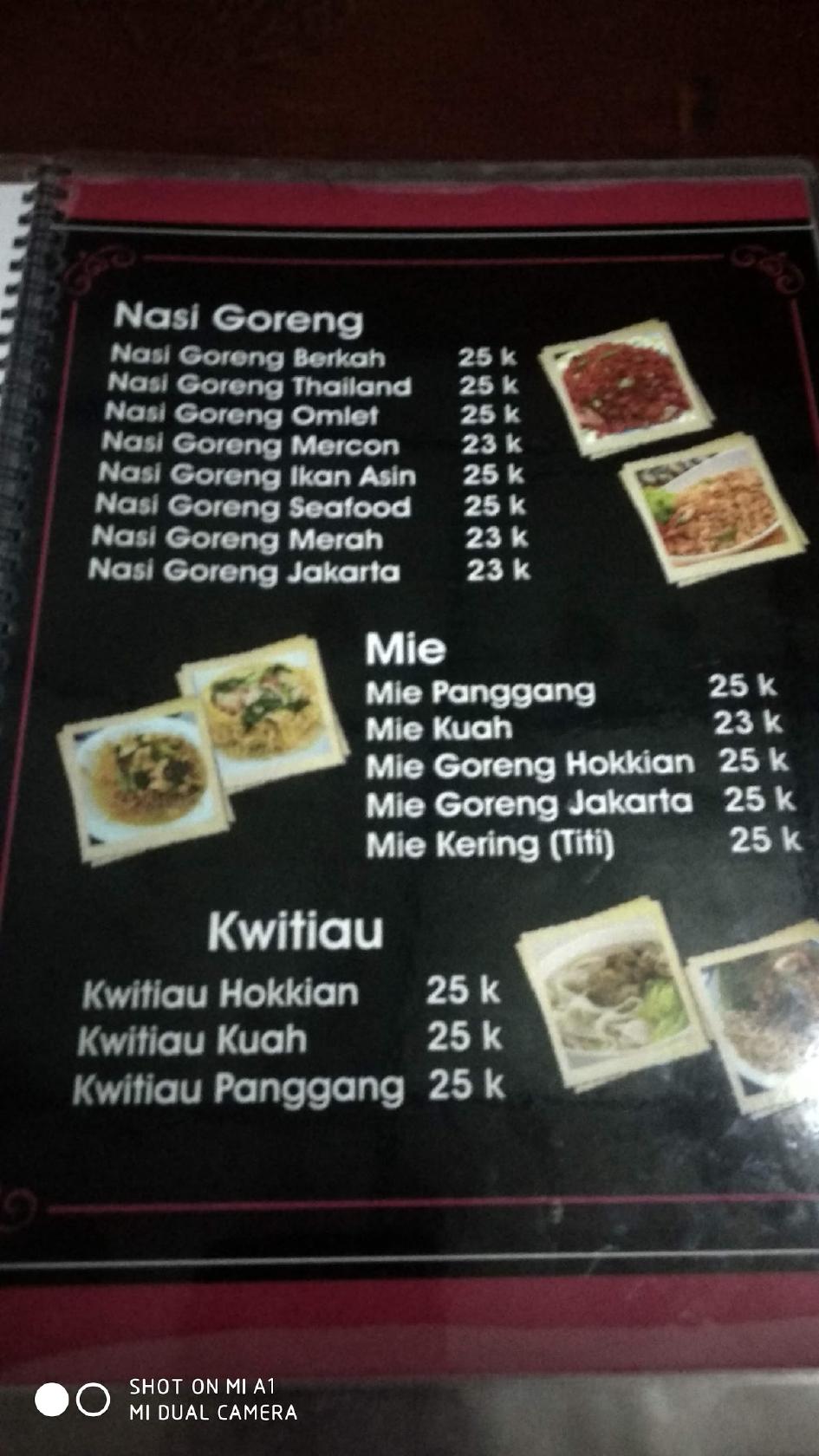 Menu at BERKAH Cafe & Resto, Watampone