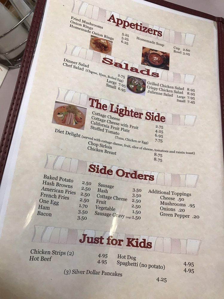 Menu at Chestnut Family Restaurant, Henry
