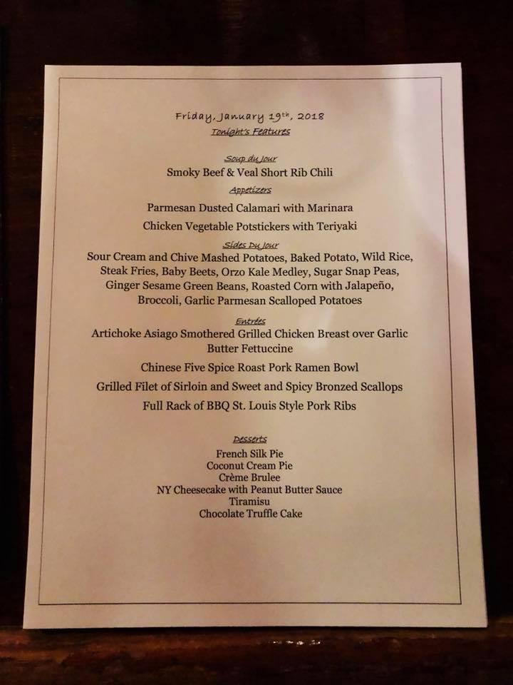 Menu at Yellow Dog Lantern Restaurant, Oil City