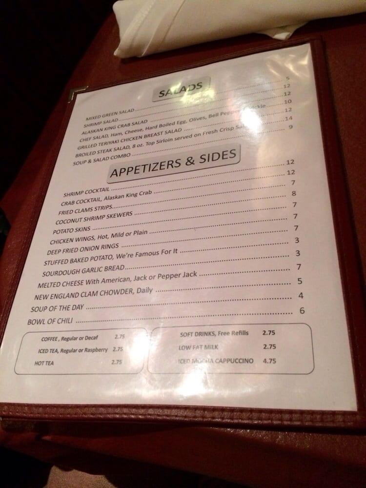 Menu at Backwoods Inn pub & bar, Santa Clarita