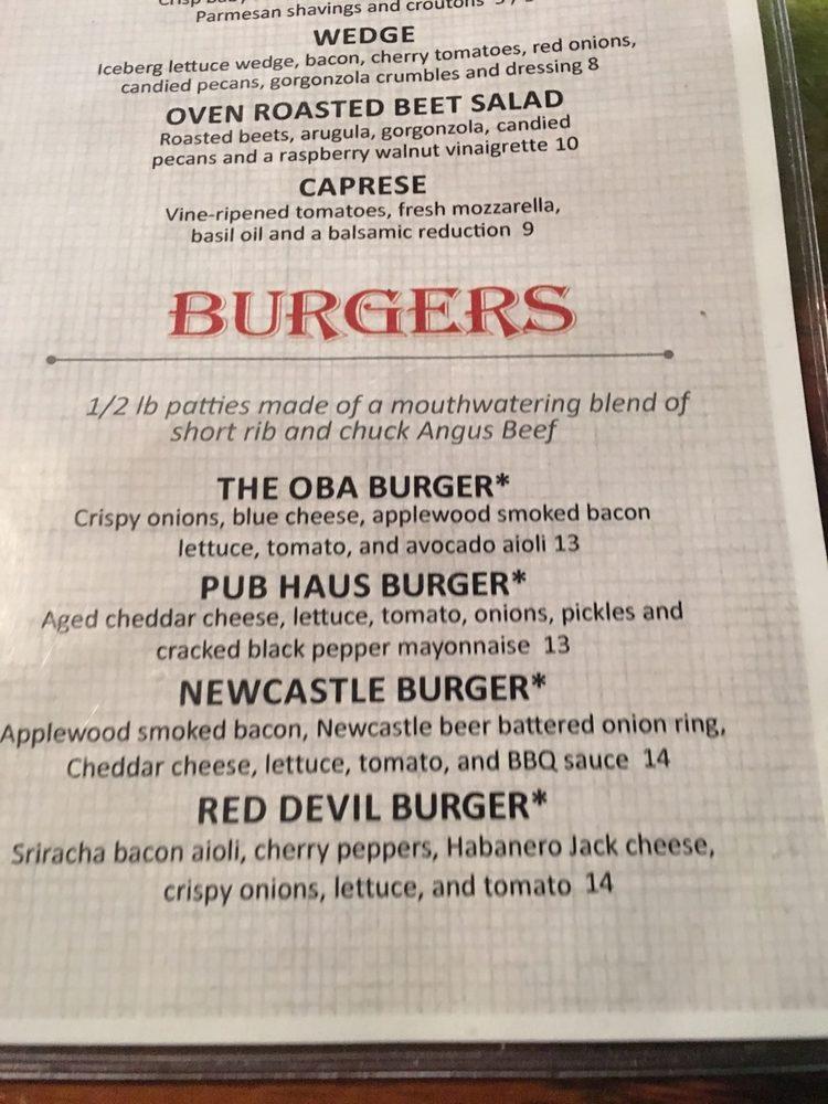 Menu at Purdy's pub & bar, Sumner, 64th St E