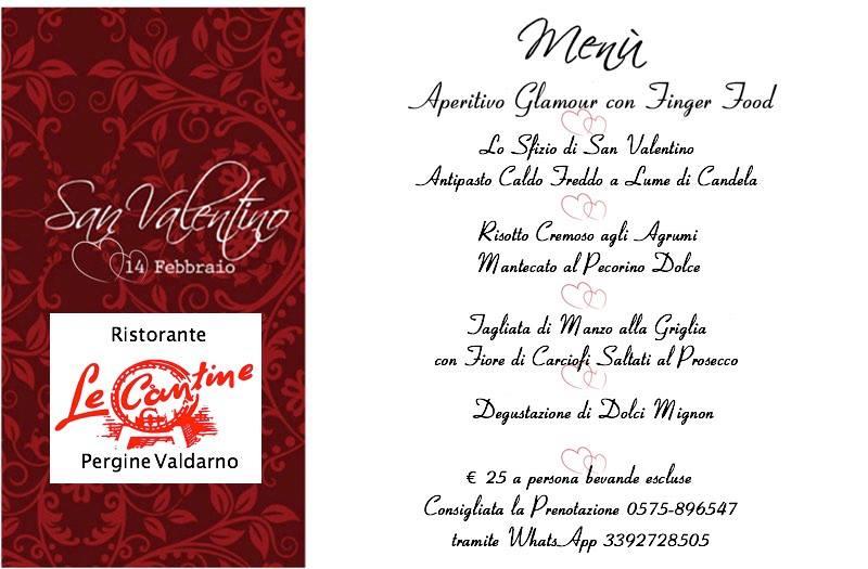 Menu da Ristorante Le Cantine, Pergine Valdarno