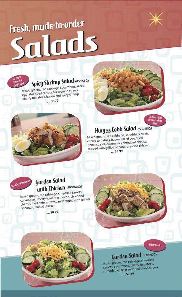 Menu at Hwy 55 restaurant, Garner, 152 Bratton Dr