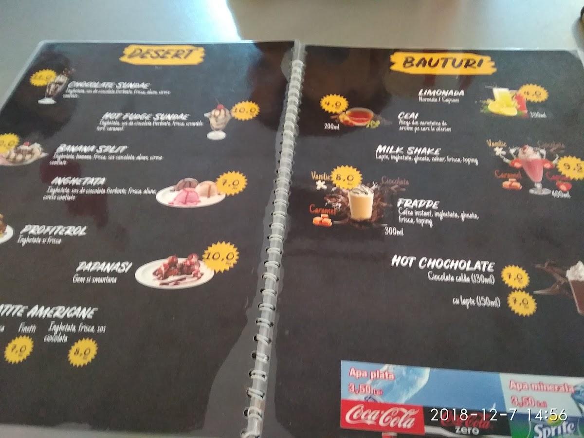 Menu at Lexi American Diner, Alexandria