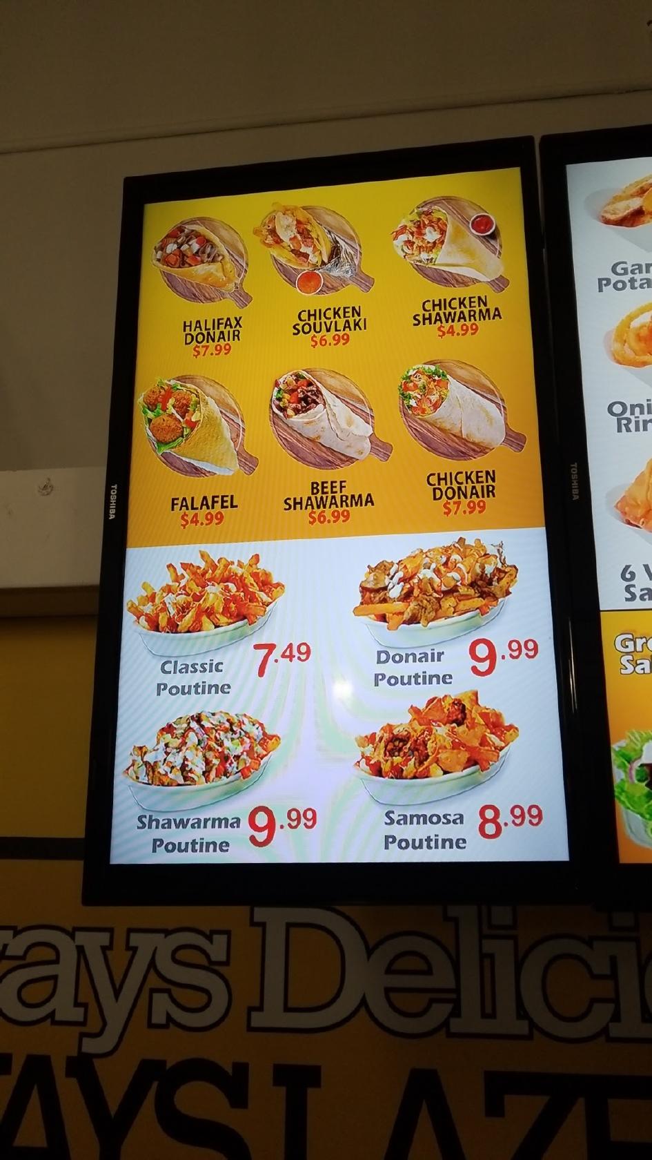 Menu au Charger gourmet burgers & poutine restaurant, Halifax, 480 ...