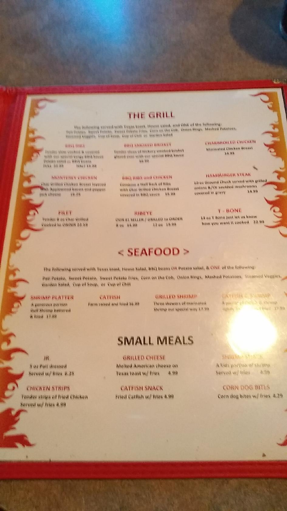 Menu at Ground Pat'i Grille & Bar, Metairie, David Dr
