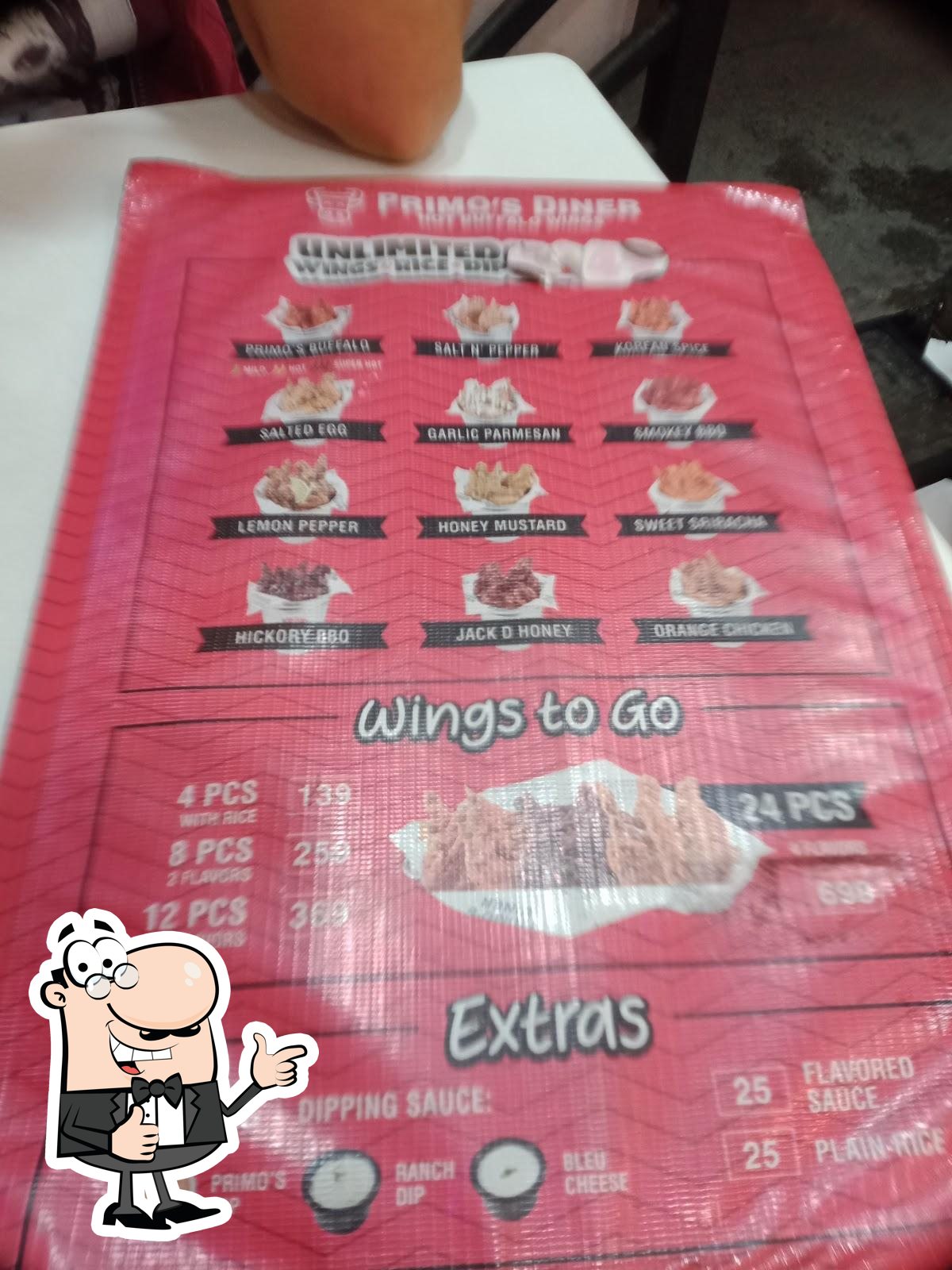 Primo's Unlimited Bucket Wings - Comembo, Taguig - Restaurant menu ...