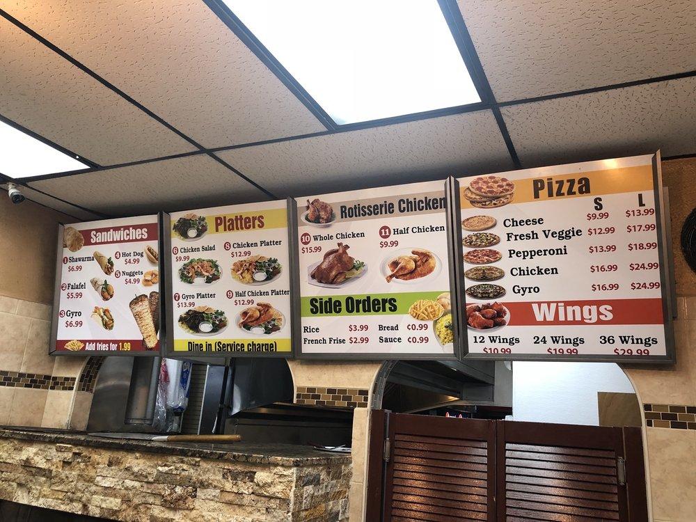 Menu at Halal Food Express restaurant, Orlando, International Dr