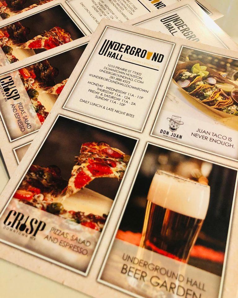 Menu at Crisp pub & bar, Houston, Bevis St