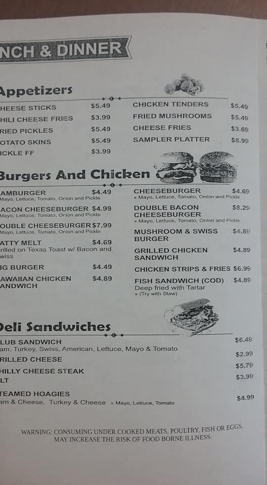 Menu at Little Dipper Diner & Creamery restaurant, Blaine