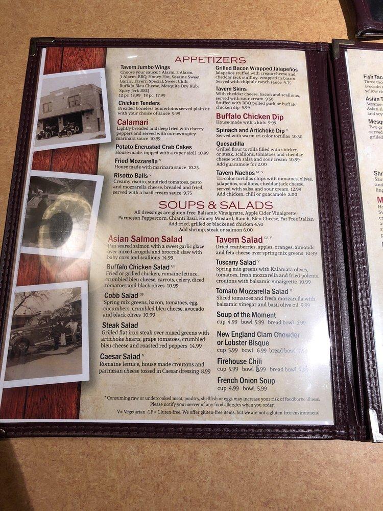 Menu at Union Street Tavern pub & bar, Windsor