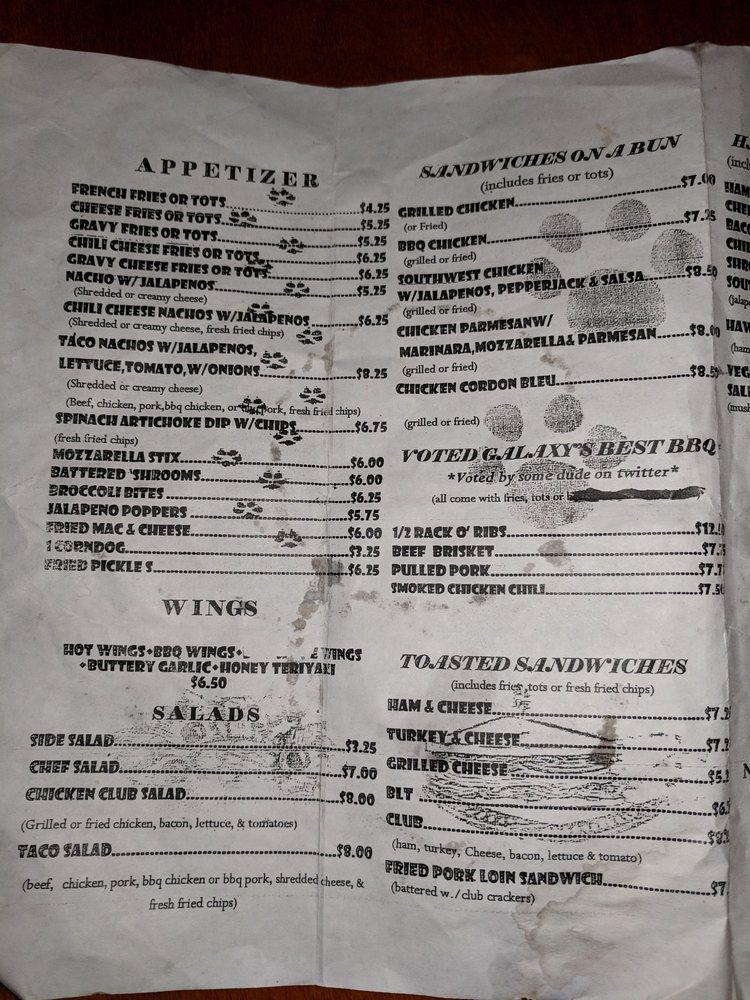 Menu at Three Legged Dog pub & bar, New Orleans