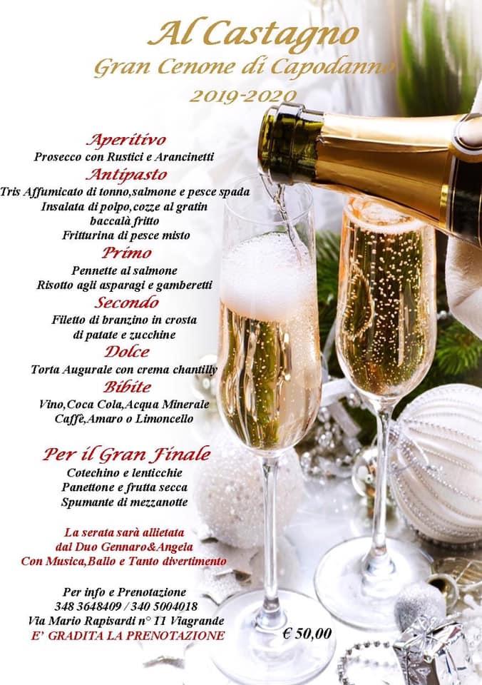 Menu da Ristorante Al Castagno, Viagrande