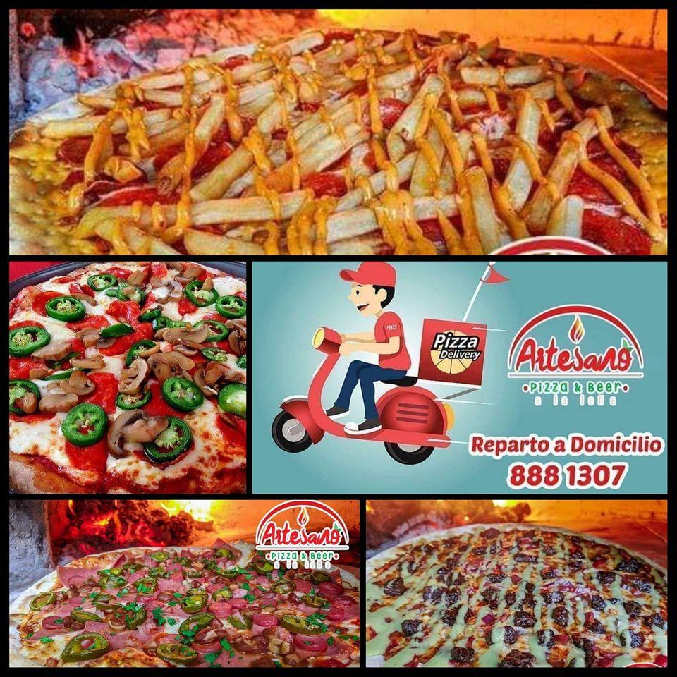 Menu at Artesano Pizza & Beer pizzeria, Ciudad Acuña, Calle Matamoros 118