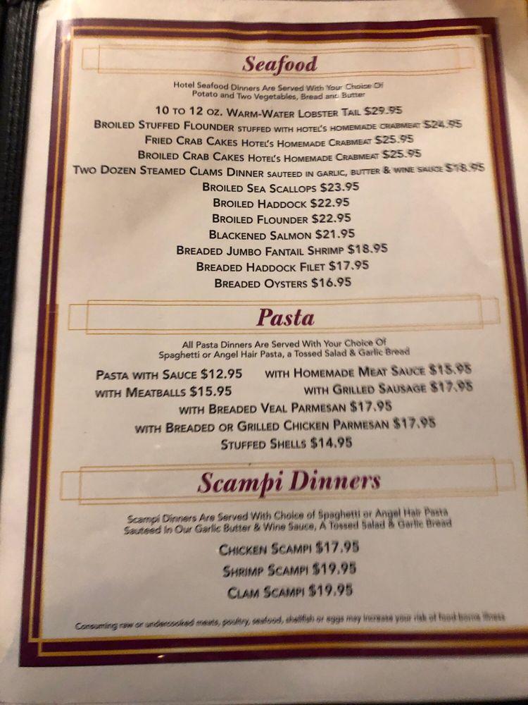 Menu at Port Clinton Hotel pub & bar, Port Clinton