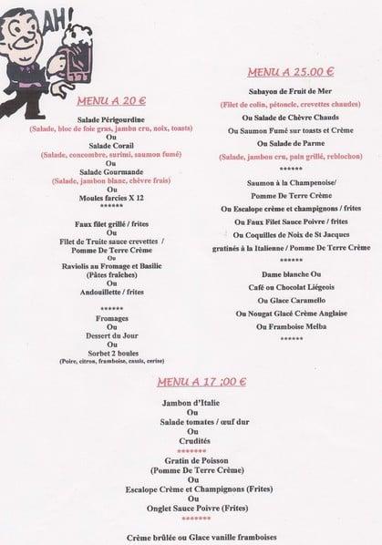 Menu au Restaurant Le Vulcano, Châlons-en-Champagne