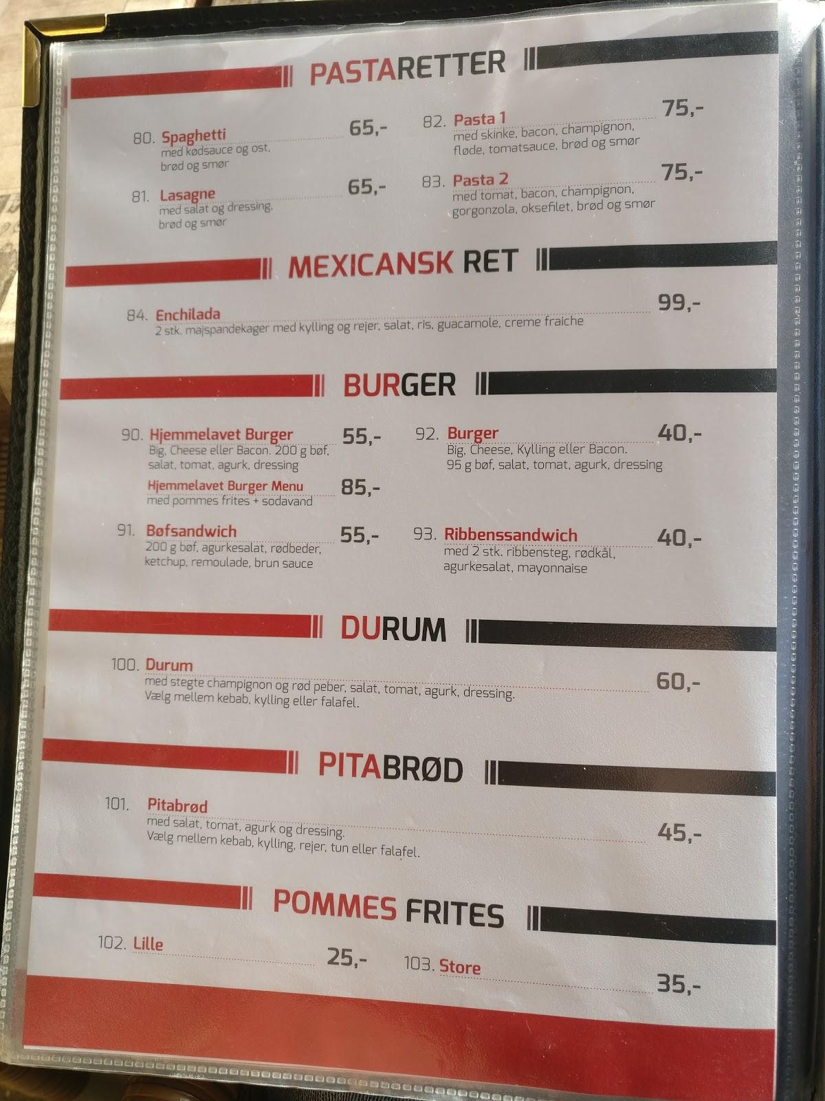 Menu at Torino Pizza & Steak House steakhouse, Logstor