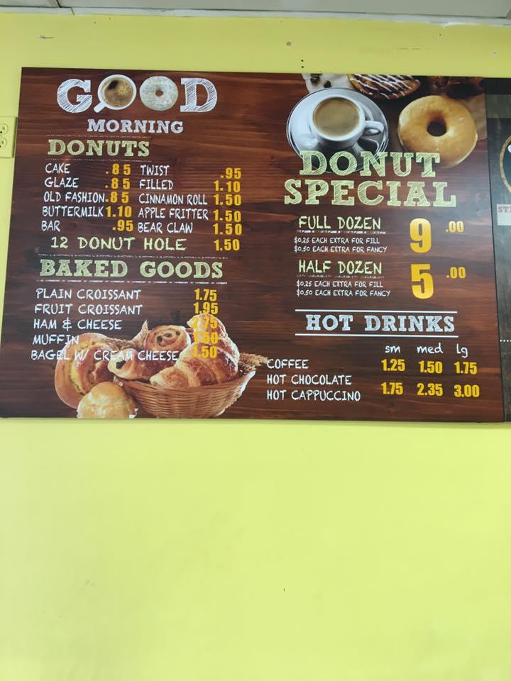 Menu at Donut Master restaurant, Gardena