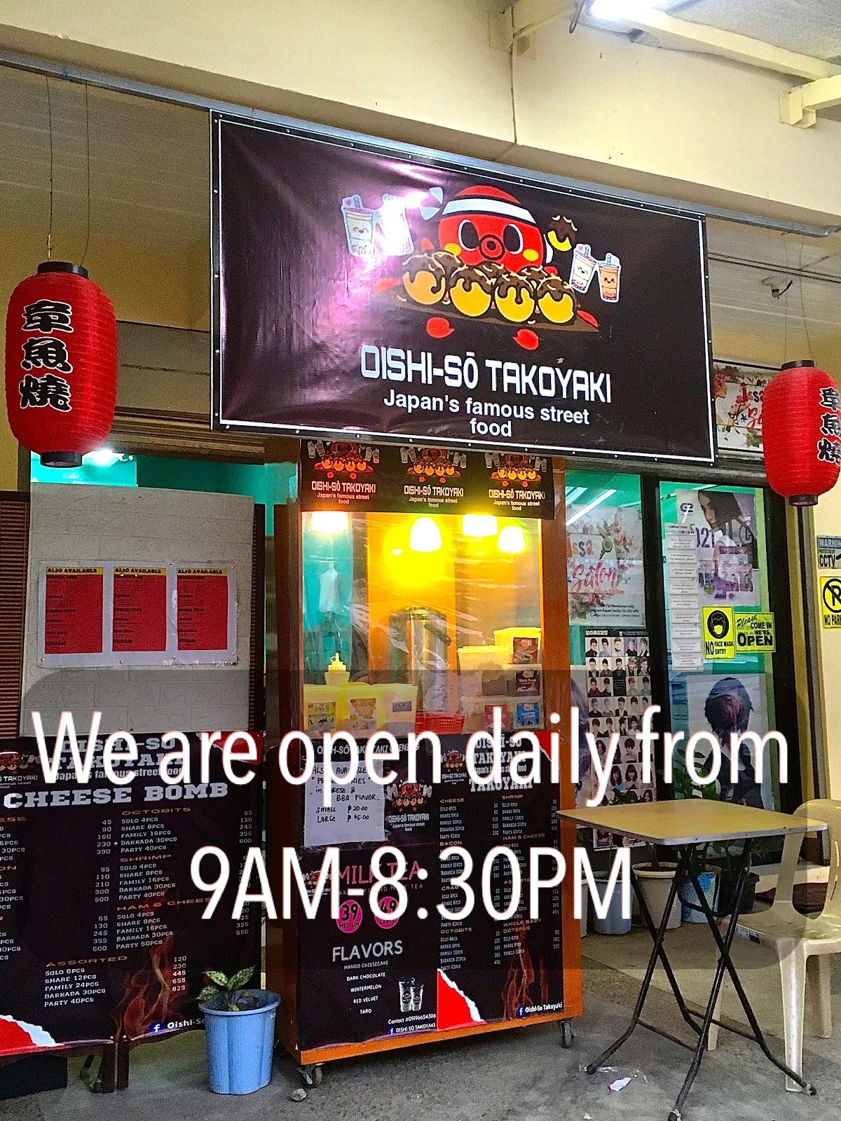Restaurante Oishi-so takoyaki, Bacoor, 9XFH+6GJ
