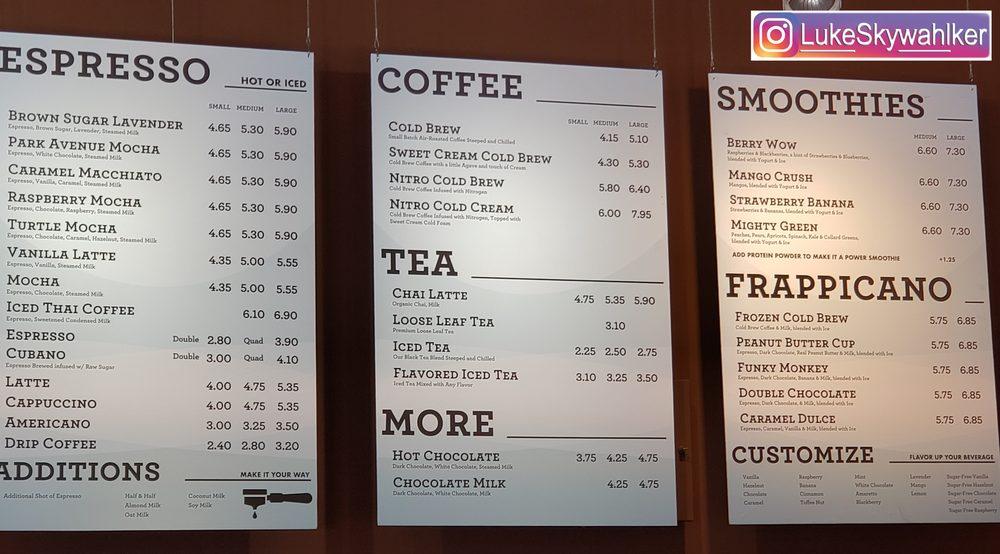 Menu at Park Avenue Coffee - 10th Street desserts, St. Louis, 417 N 10th St
