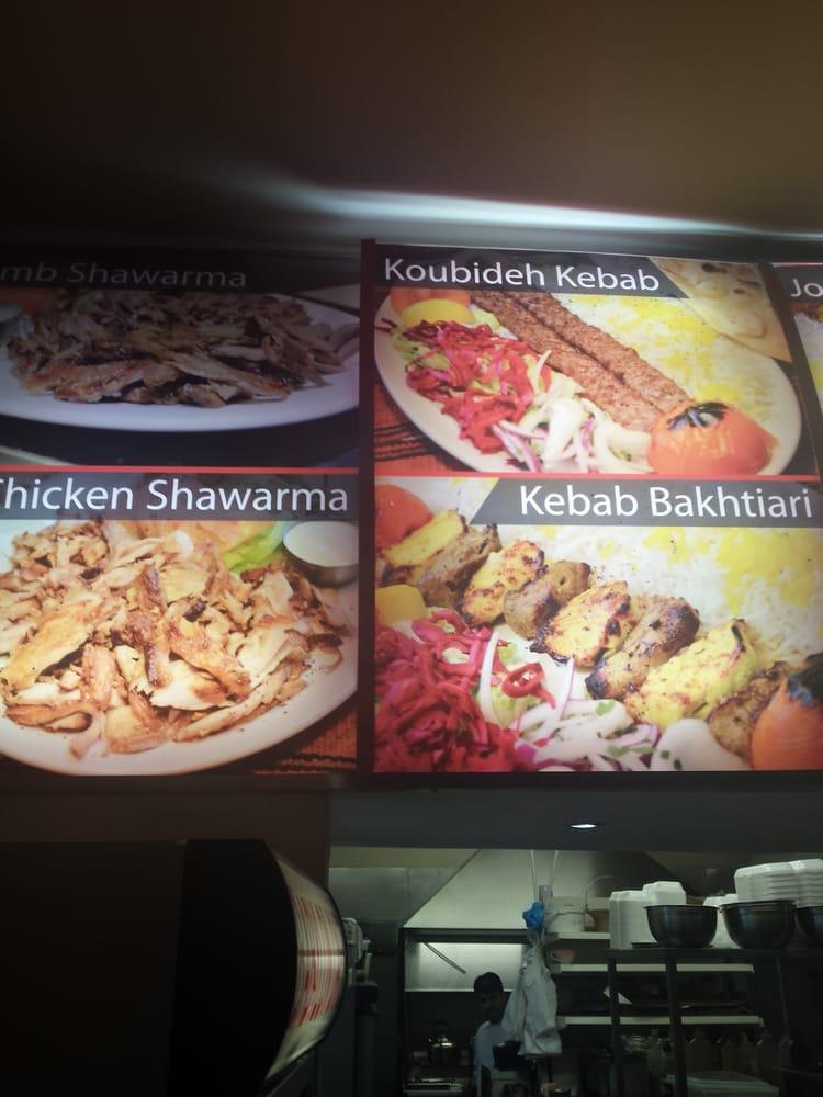 Menu at Babylon Cafe, Glasgow, 7/9 Clyde Pl