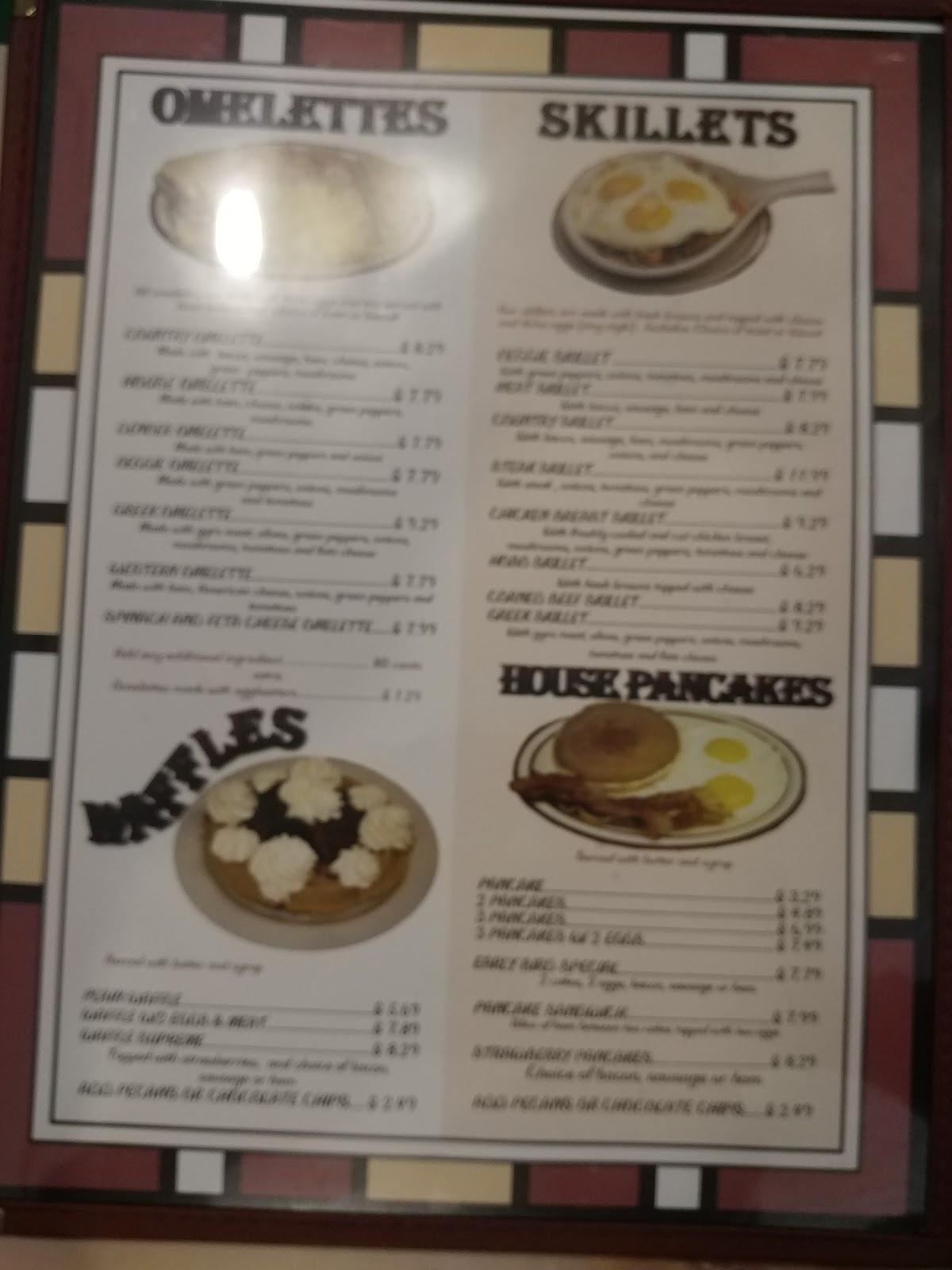 Menu at Fiona's Family Restaurant, Wood River