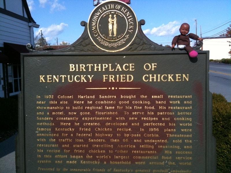 Menu at Harland Sanders Cafe and Museum, Corbin