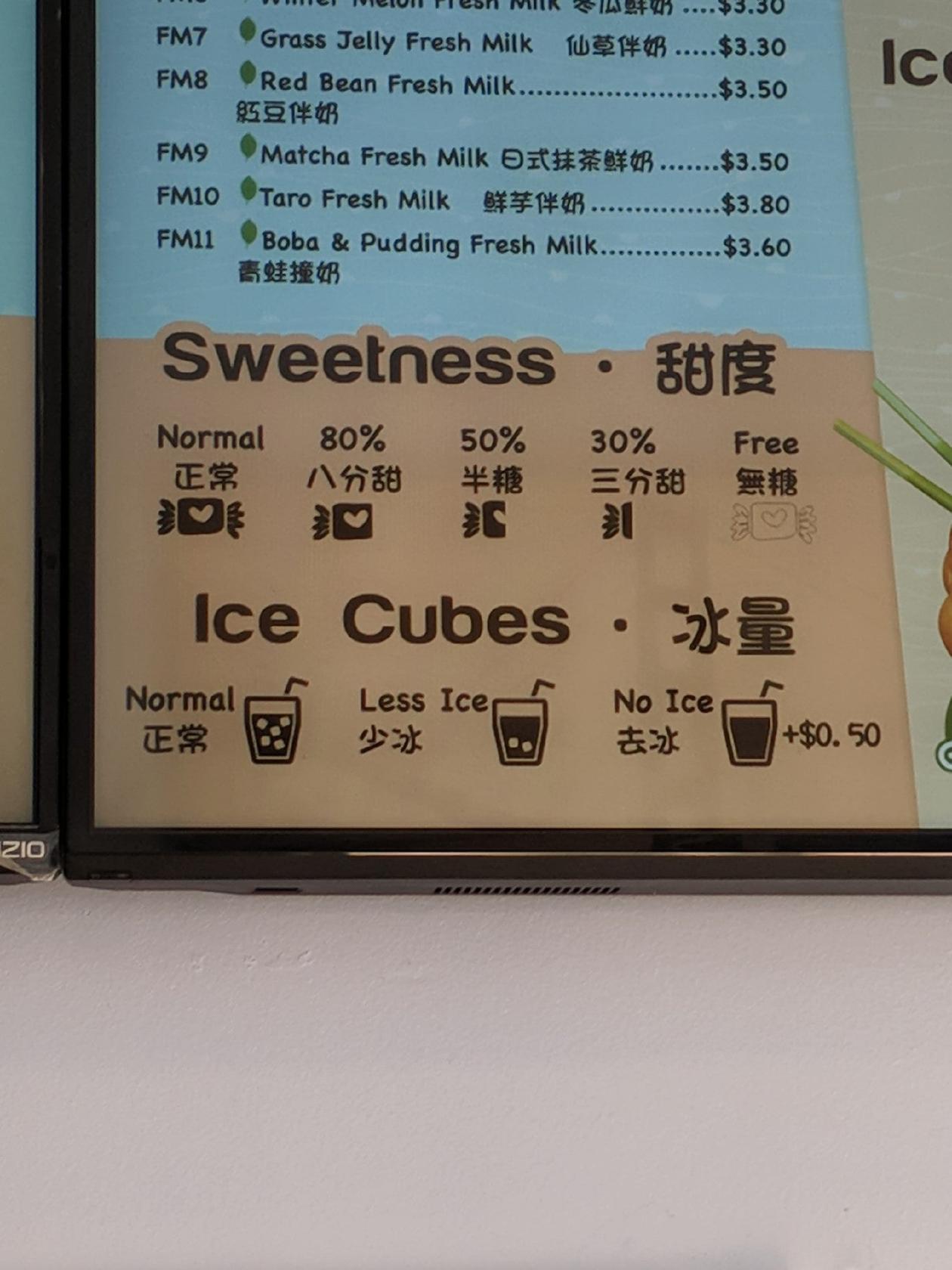 Menu at Mr & Mrs Tea House desserts, San Francisco