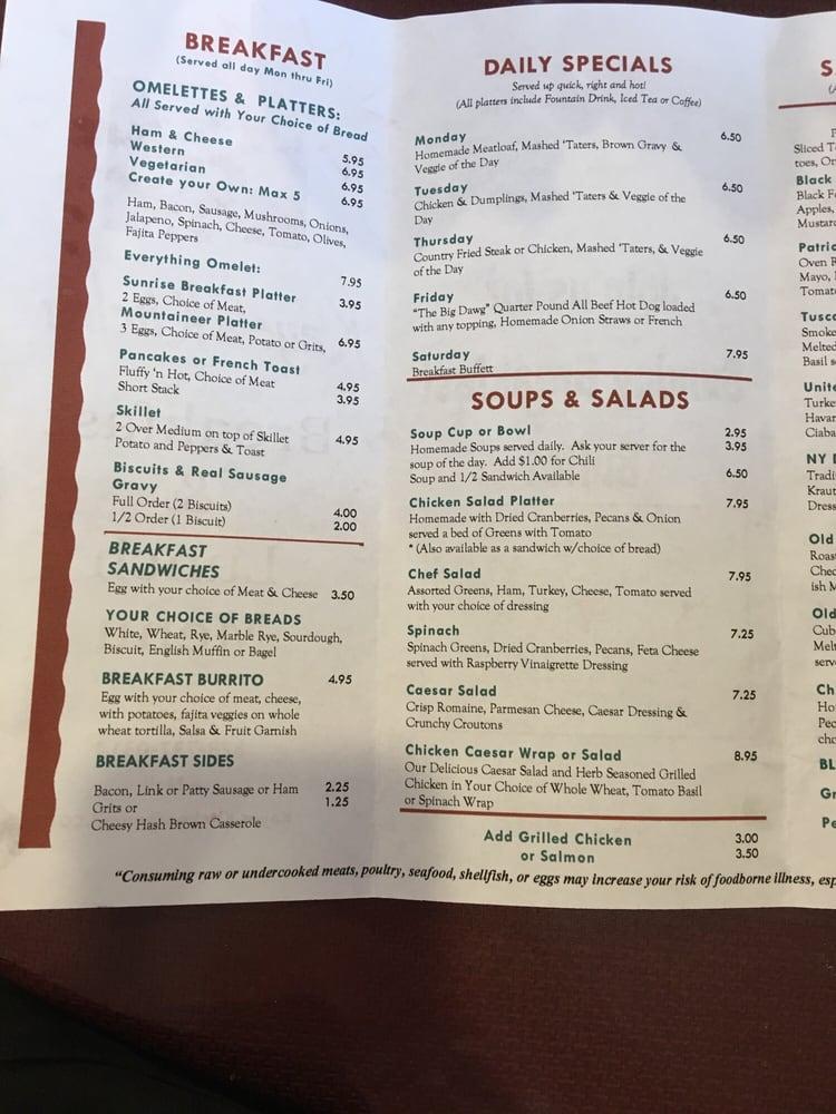 Menu at Kaye's Kitchen fast food, Newland