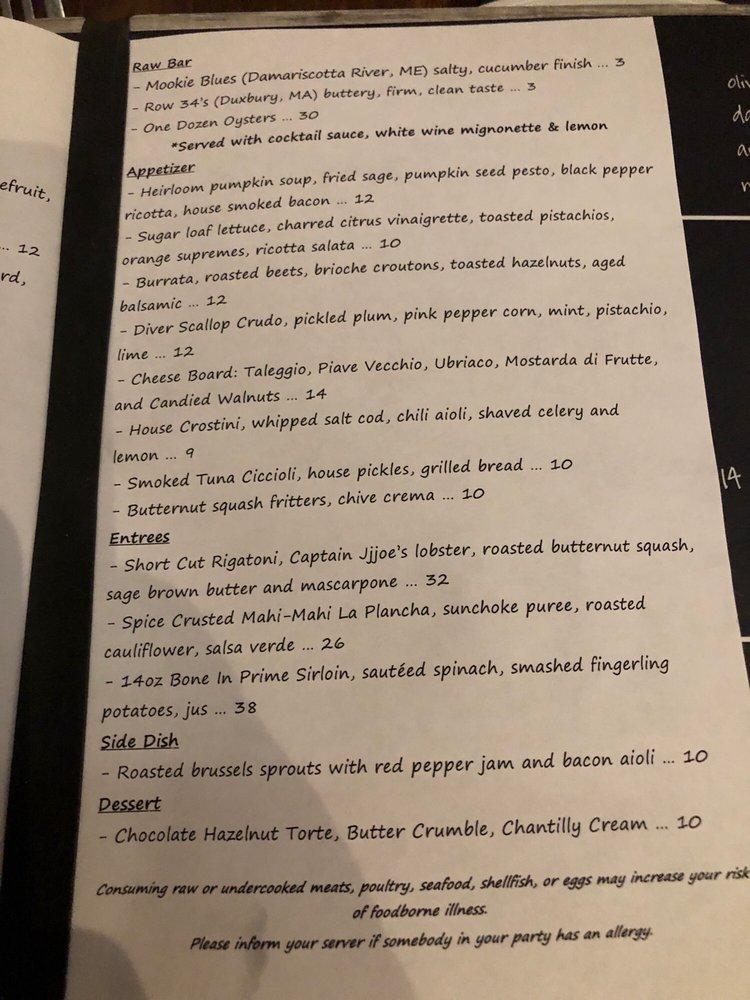 Menu at Tonno Wakefield restaurant, Wakefield