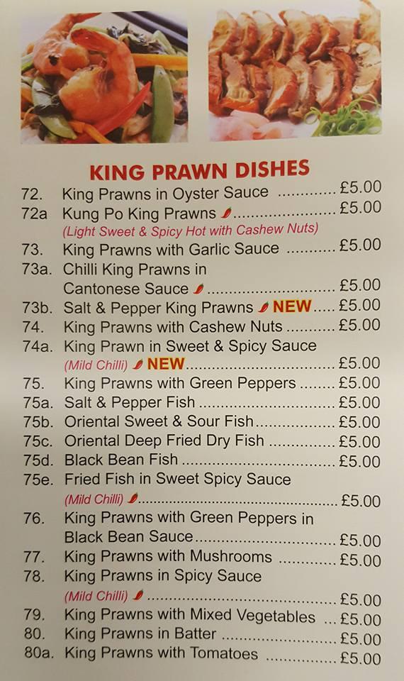 Menu at Golden Branch House fast food, Peterborough