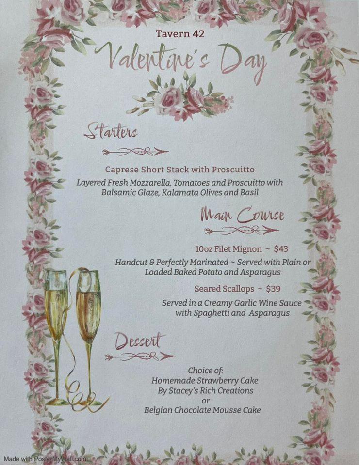 Menu at Tavern 42 pub & bar, Clayton