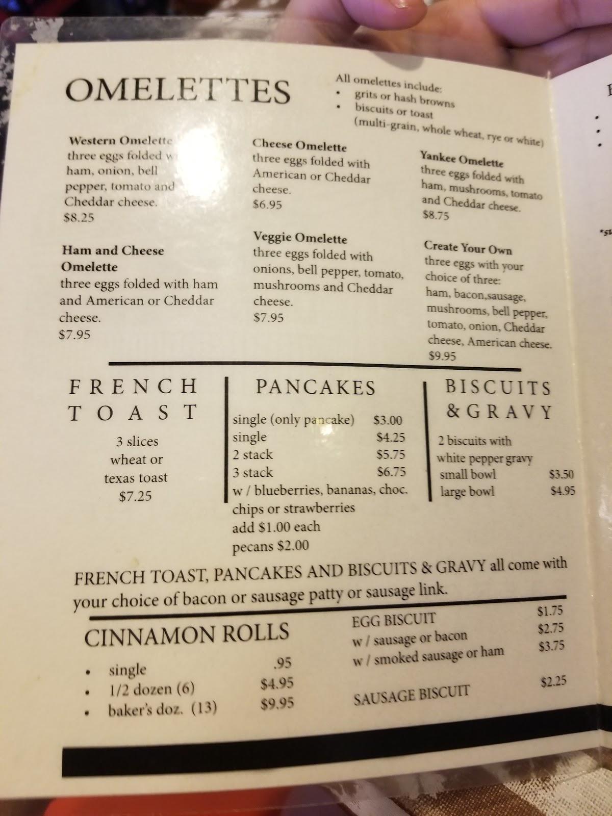 Menu at Pelham Diner restaurant, Pelham