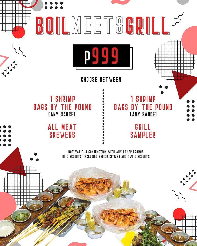 Menu at Burnt Edges by Shrimp Bucket Three Central Makati pub & bar ...