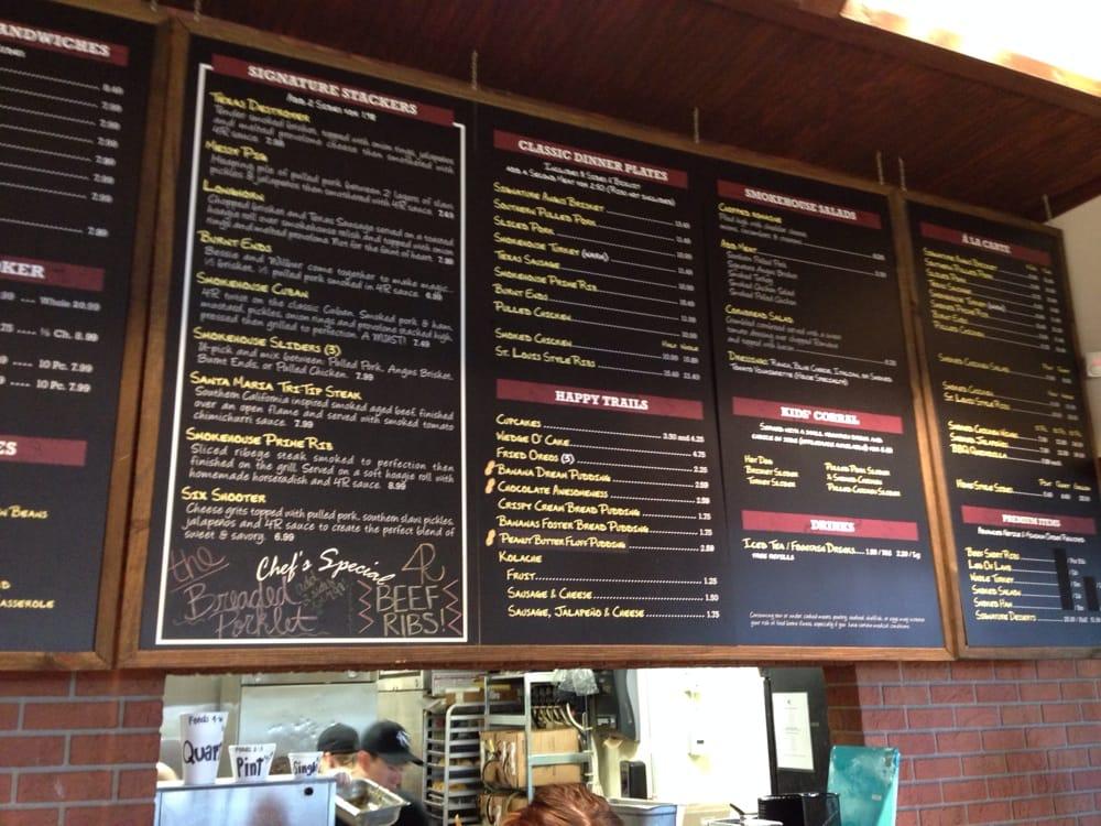 Menu at 4 Rivers Smokehouse desserts, Winter Garden, S Dillard St