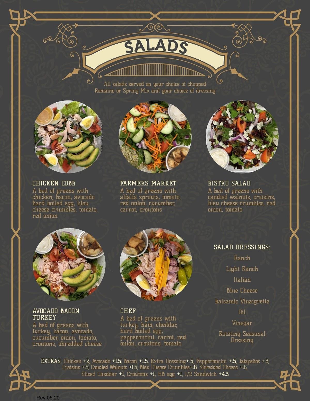 Menu at CRAFT Deli cafe, Denver, S Syracuse St