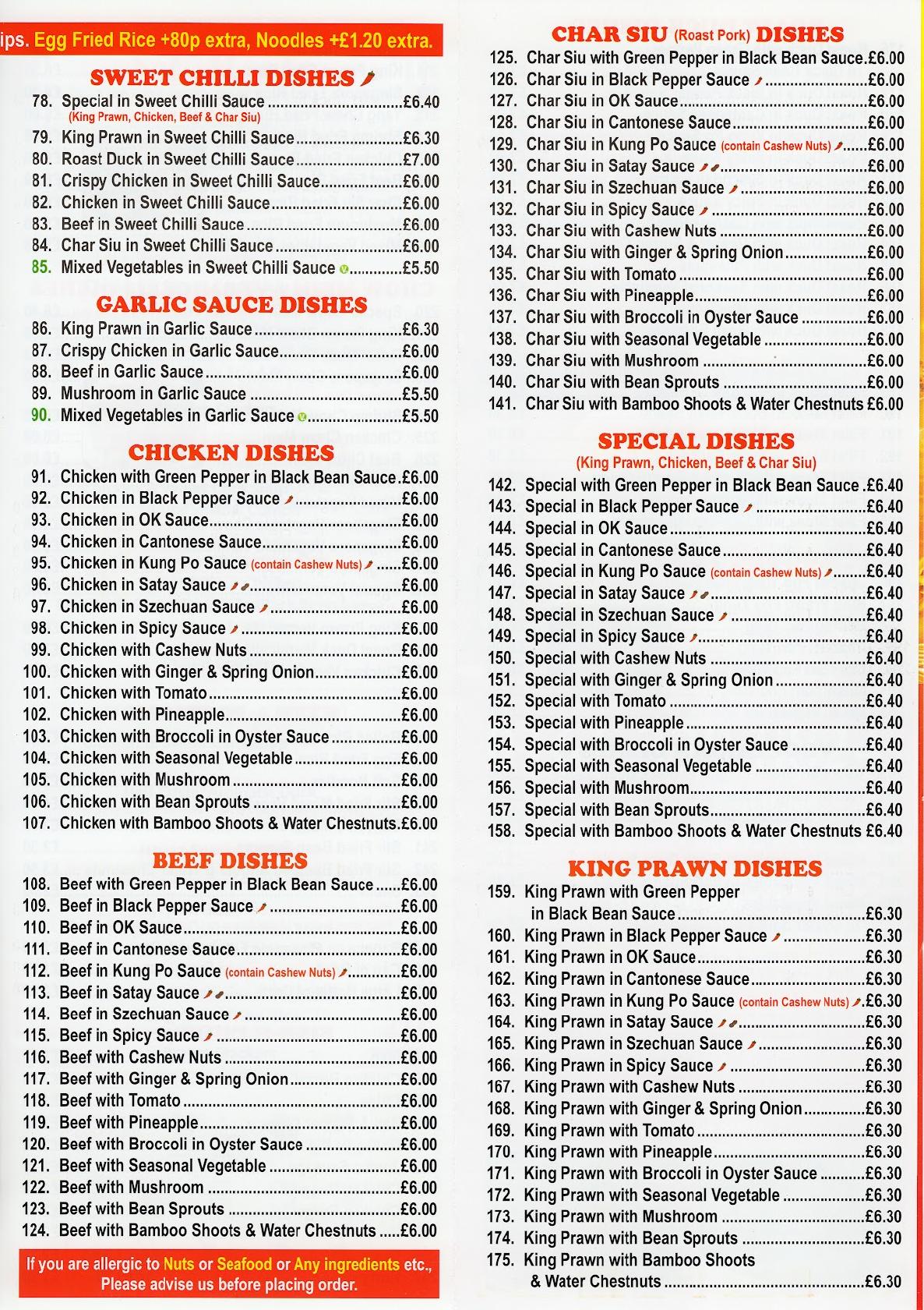 Menu at The Welcome restaurant, Ashton-under-Lyne