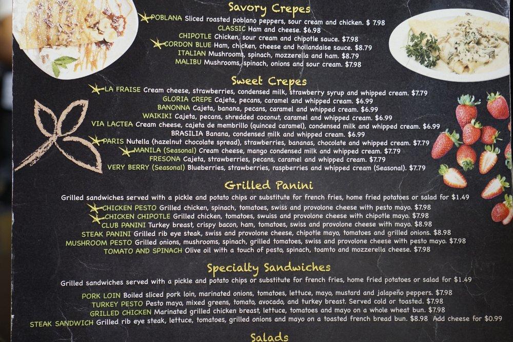 Menu at Caramelo Cafe, La Puente, Amar Rd