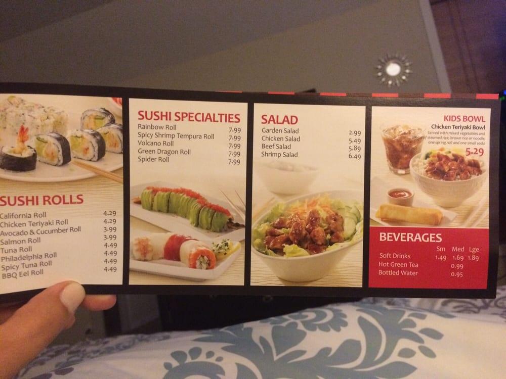 Carta del restaurante Sarku Japan Teriyaki & Sushi Express, Elizabeth ...