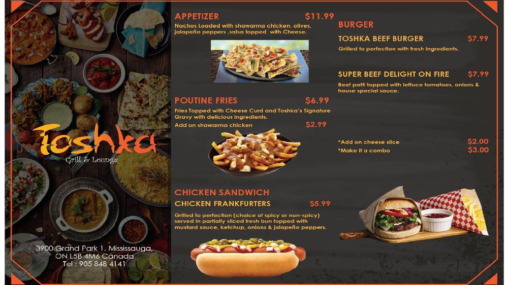 Menu at Nihari Inn by Toshka Halal Restaurant & Patio, Mississauga