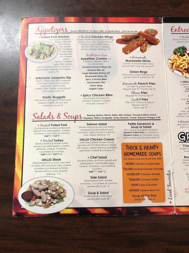 Menu at The Grille Restaurant, Tremonton