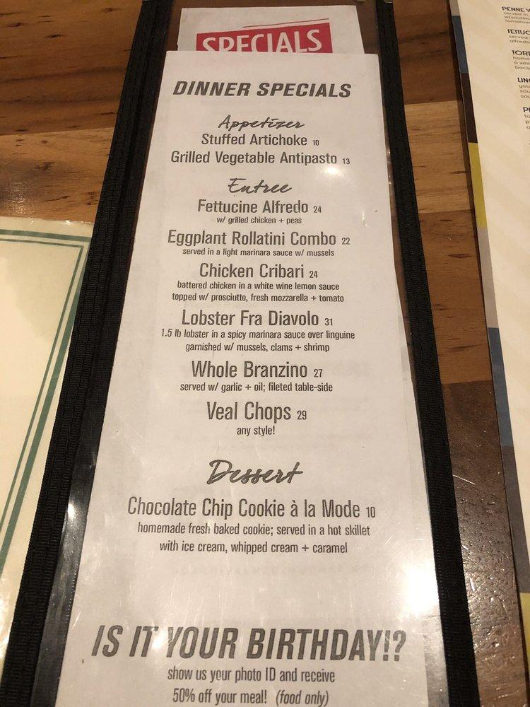 Menu at Carnival pizzeria, Port Jefferson Station