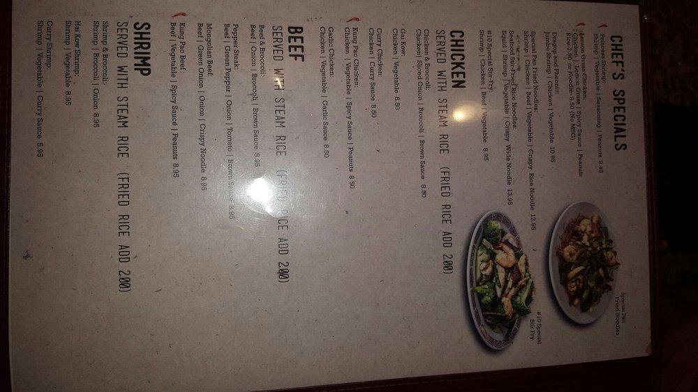 Menu at Asian Palace Restaurant Phở 99, Grand Rapids