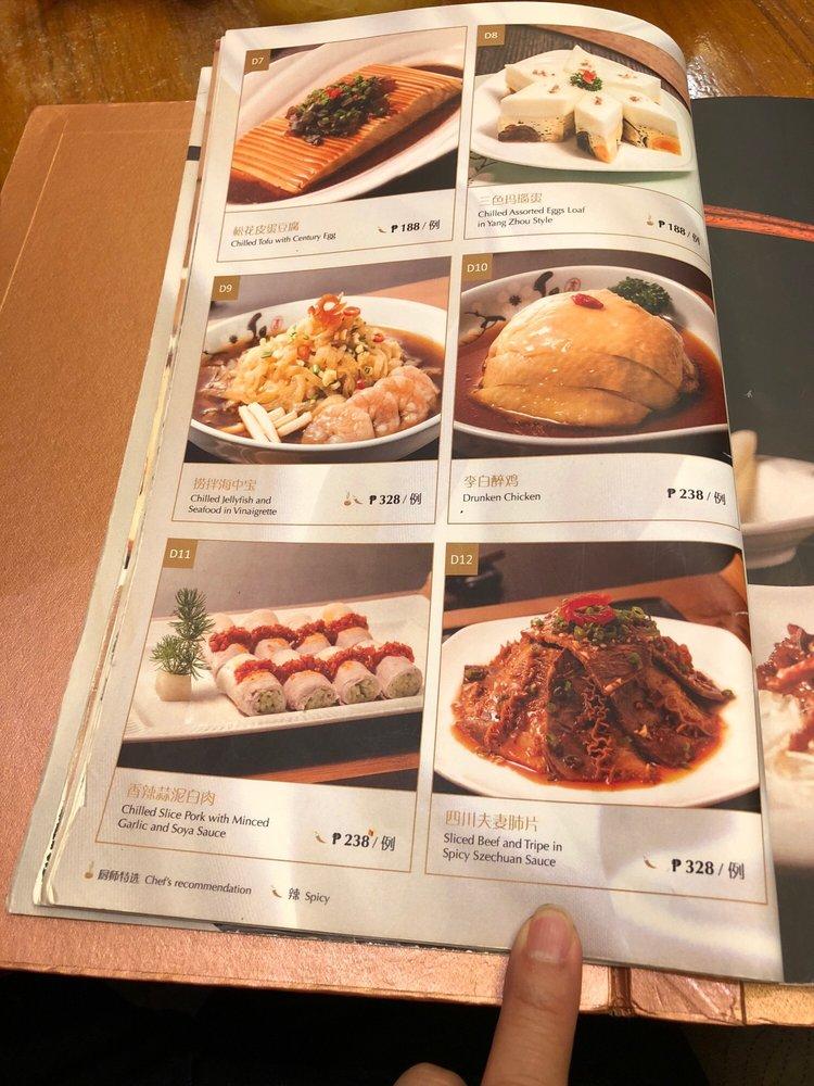 Menu at S Maison restaurant, Pasay