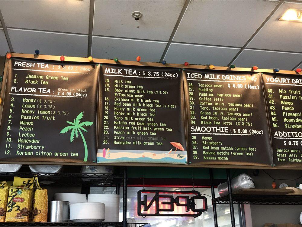 Menu at Asian Mix fast food, Honolulu, 1234 S Beretania St.