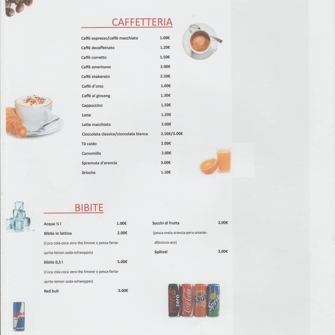 Menu da Bar filò, Peschiera del Garda