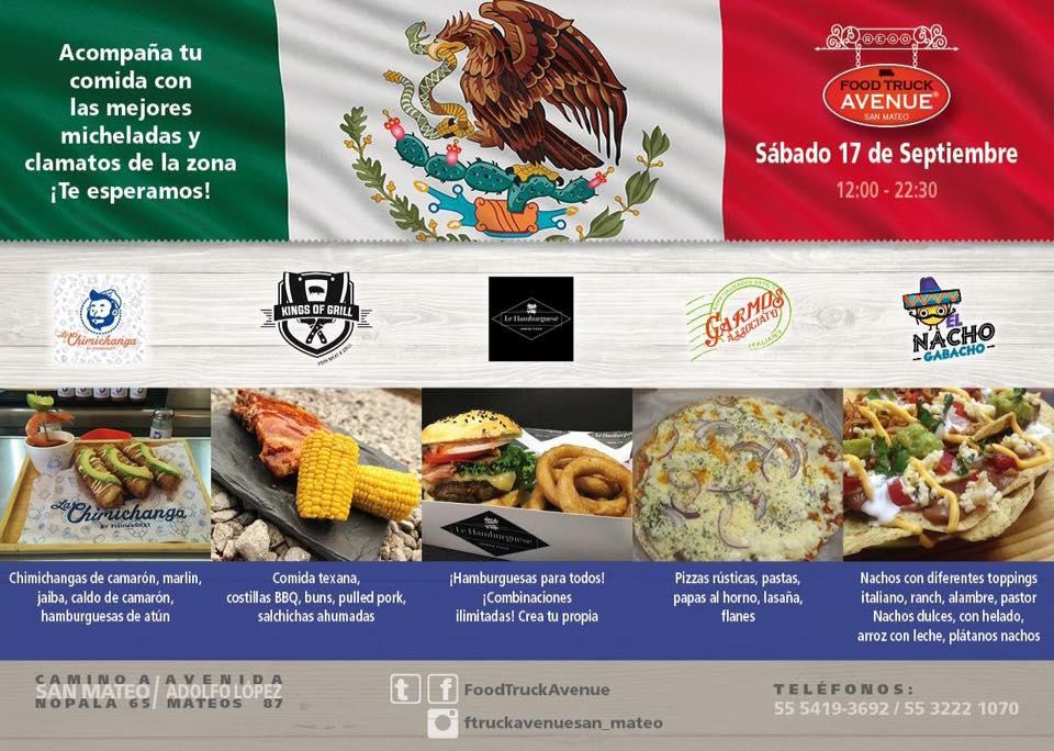 Menu at El Nacho Gabacho restaurant, Mexico City