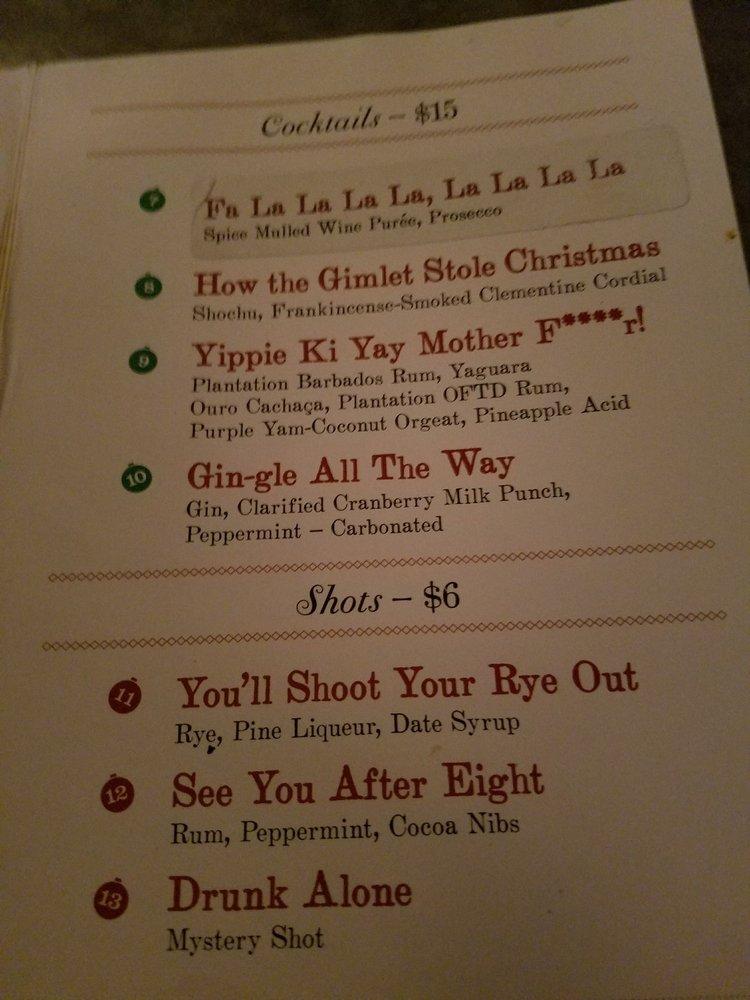 Menu at Miracle on 9th St pub & bar, New York City