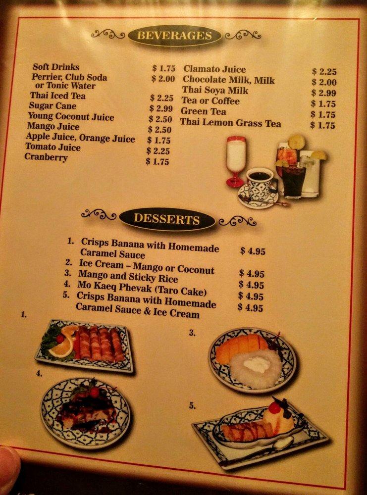 Menu at Thum's Kitchen restaurant, Cornwall